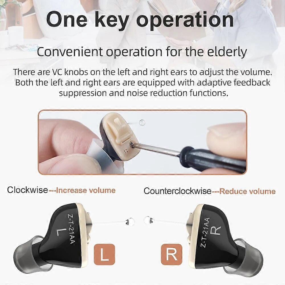 Hearing Aids for the elderly Audifonos Mini Inner Ear Invisible Hearing ...
