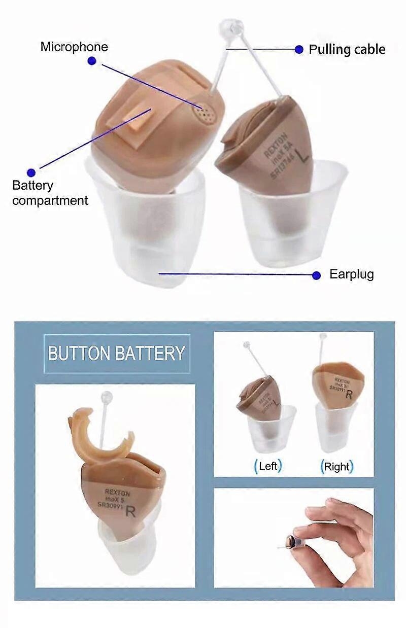 Siemens Rexton CIC ITC In The Ear Hearing Aids Digital 8 Channels Nano ...