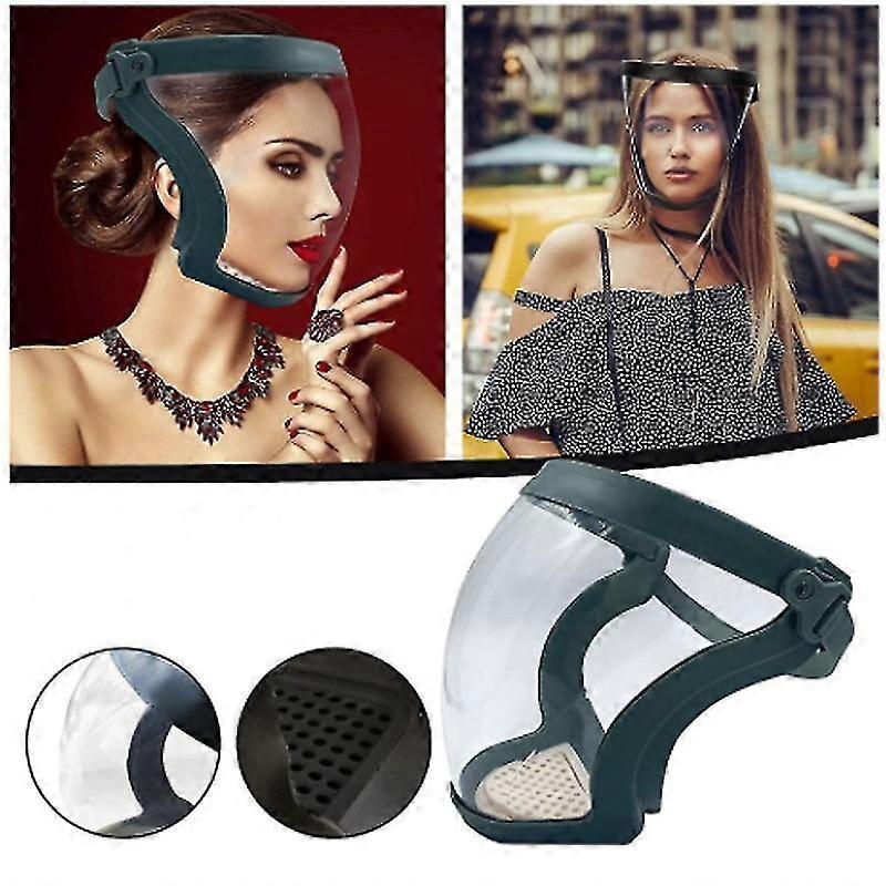 Full Face Protective Shield Visor Hd Transparent Full Face Mask Clear ...