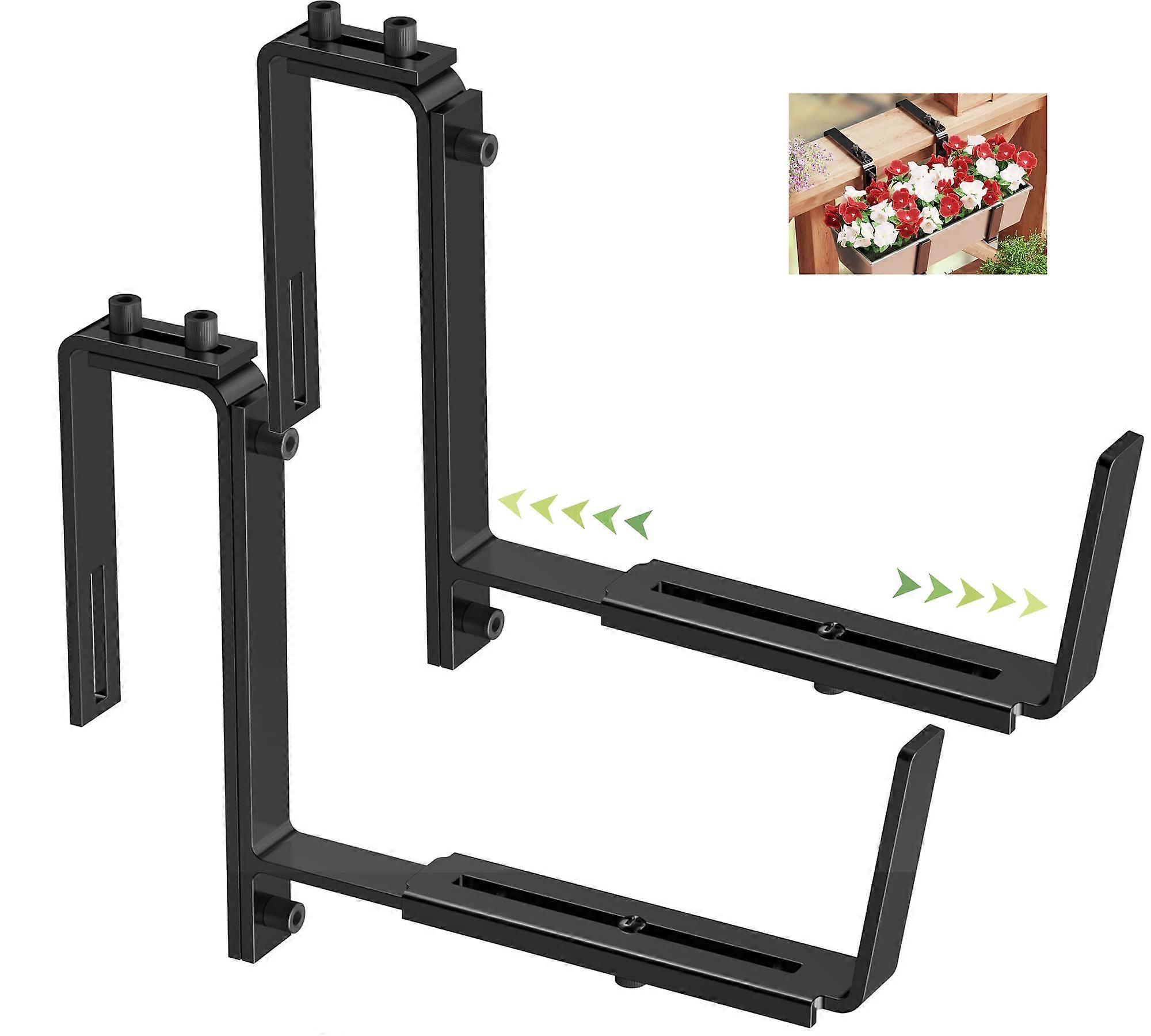 Planter Box Brackets, Railing Planter Box Adjustable Window Boxes ...