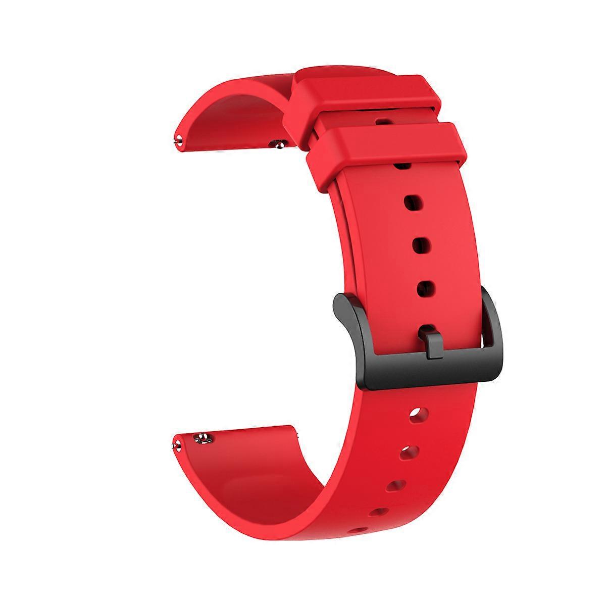 2 Pairs Red Replacement Strap for Smart Watch, Skin-Friendly Soft ...