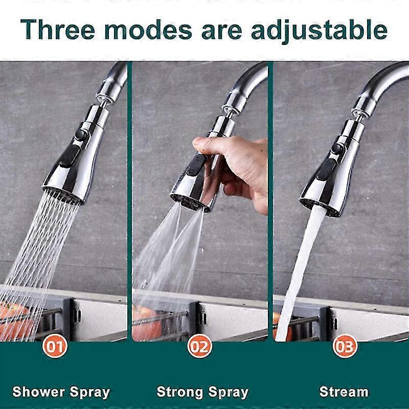 Kitchen Sink Faucet Water Tap Spray Head 360 Swivel Replacement Sprayer ...