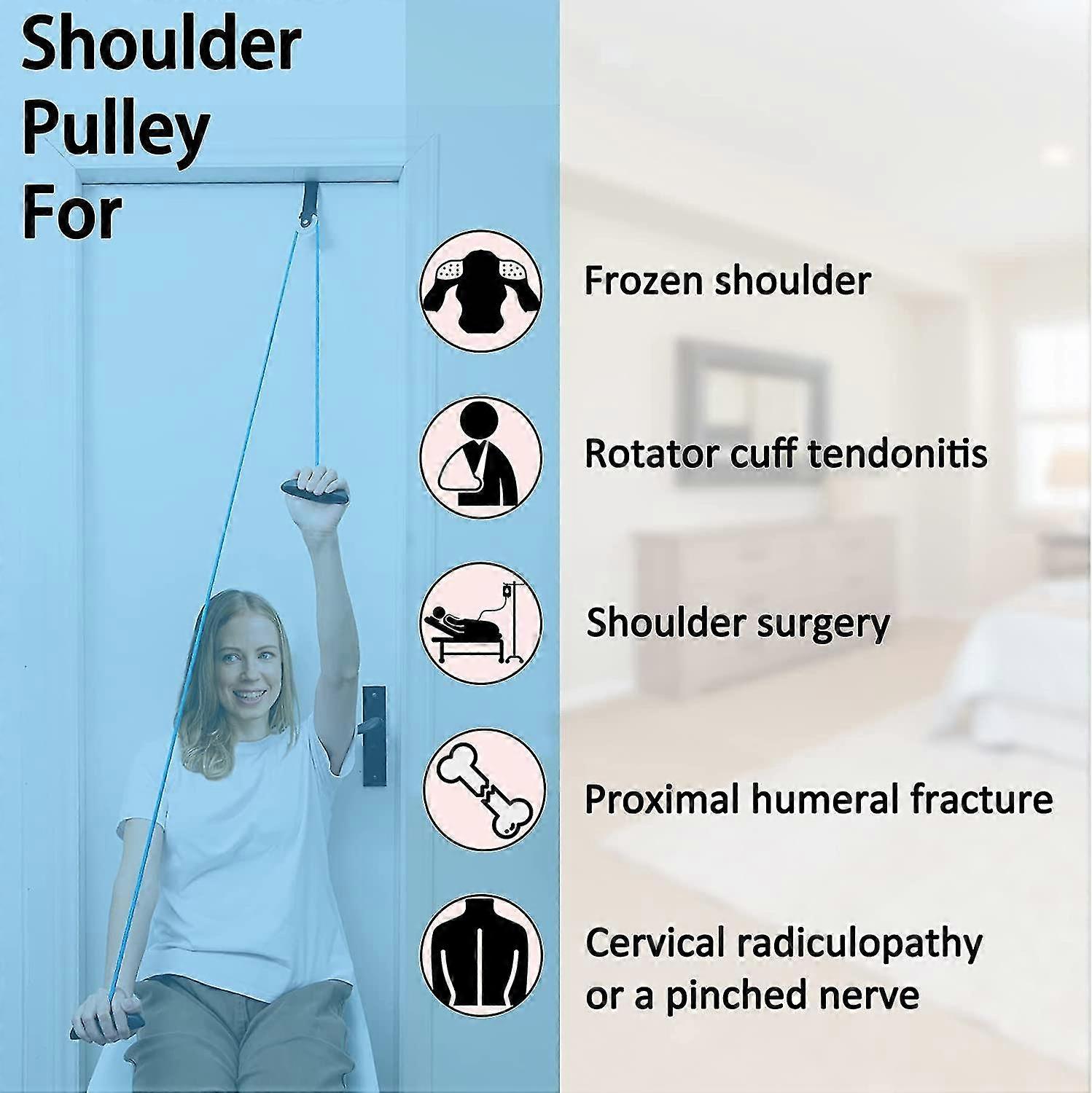 Shoulder Therapy Exercise Pulley System, Slim Shoulder Pulley For ...