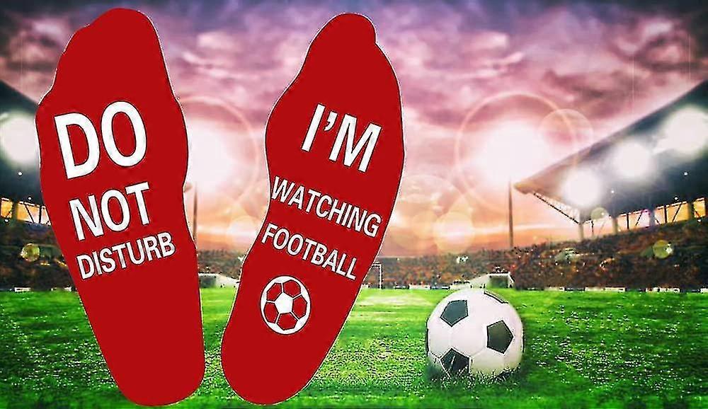 Do Not Disturb I'm Watching Football ' Socks Novelty Funny Socks For ...