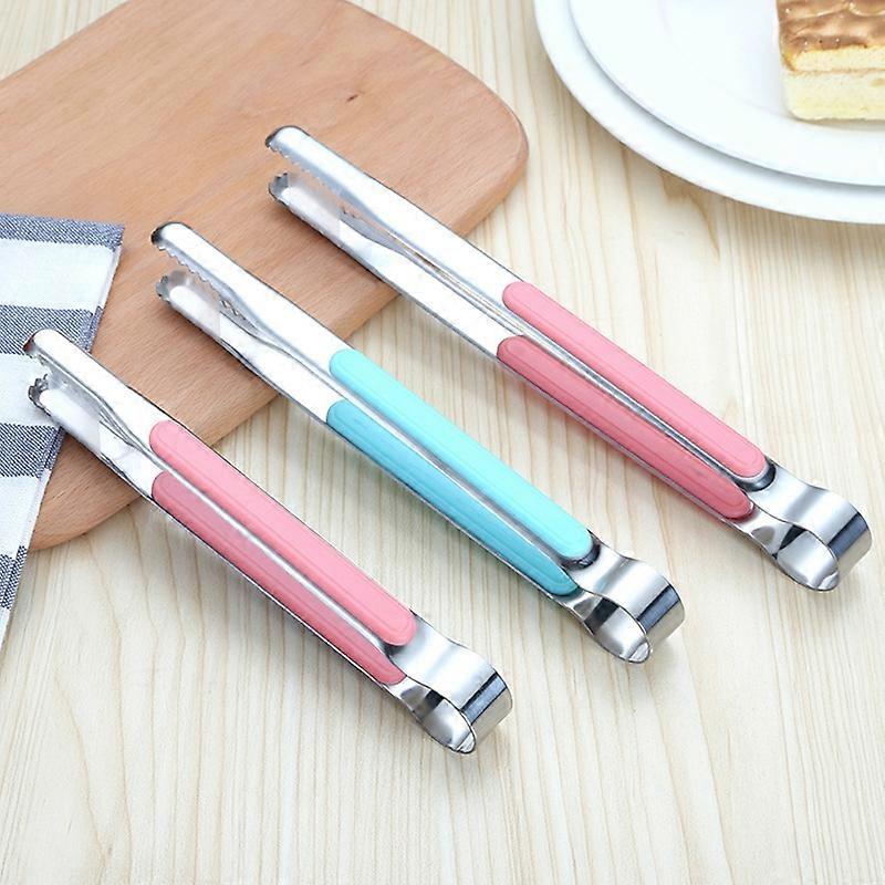 Food Tongs Long Handle Multipurpose Stainless Steel BBQ Serrated Tips ...