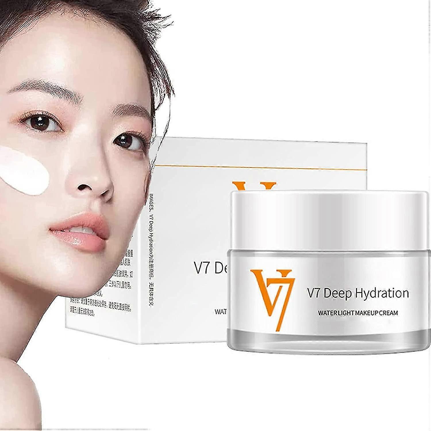 V7 Deep Hydration Anti-Aging Waterlight Makeup Cream, Moisturizing Tone ...