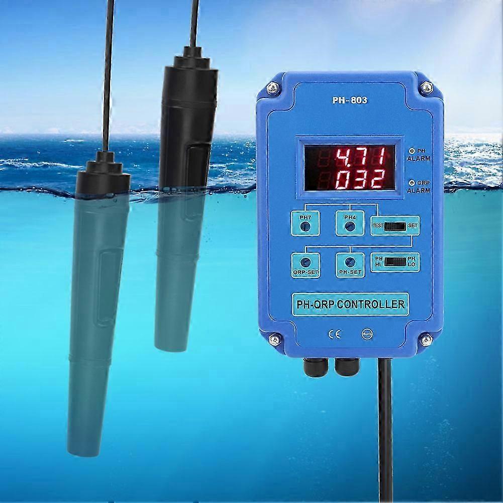 PH-803 Digital pH ORP Controller Online PH ORP Tester Water Quality ...