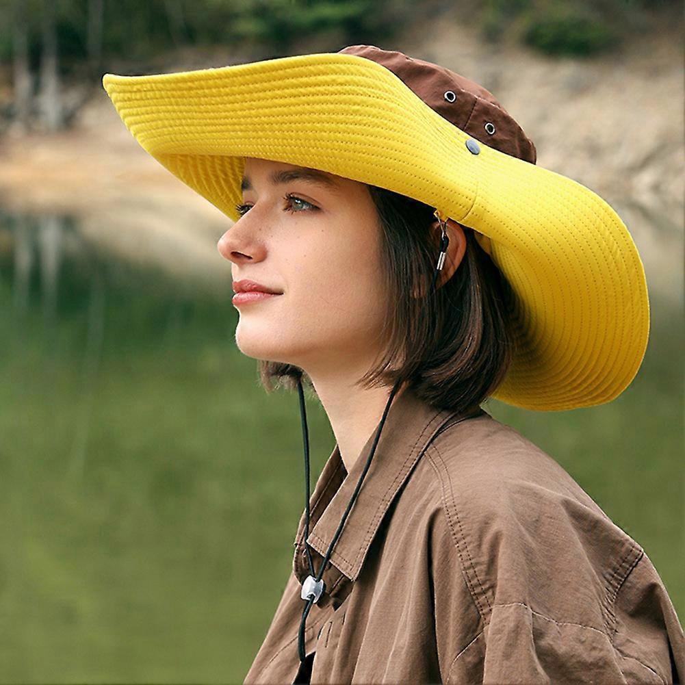 Personalized Dual-Use Large Brim Sun Hat, Comfortable Breathable Sun ...