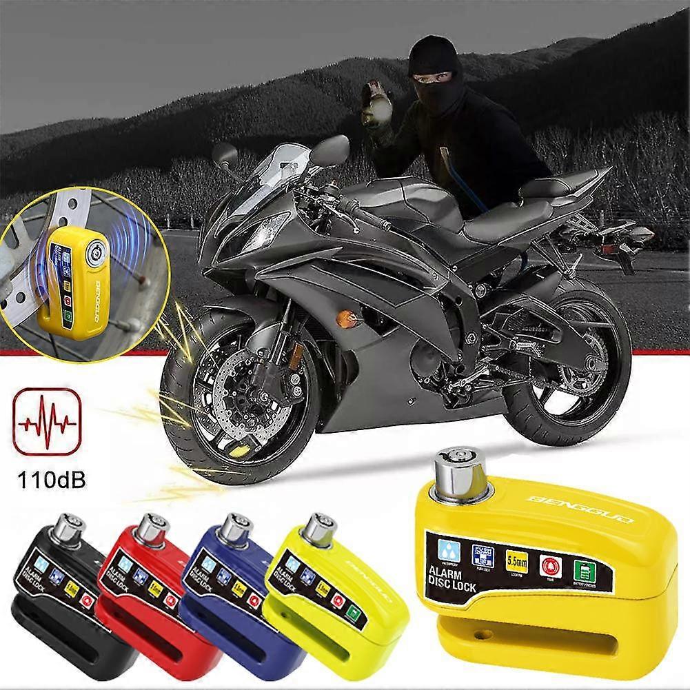 Anti Theft Motorcycle Alarm Disc Brake Lock Security Wheel Disc Loud ...