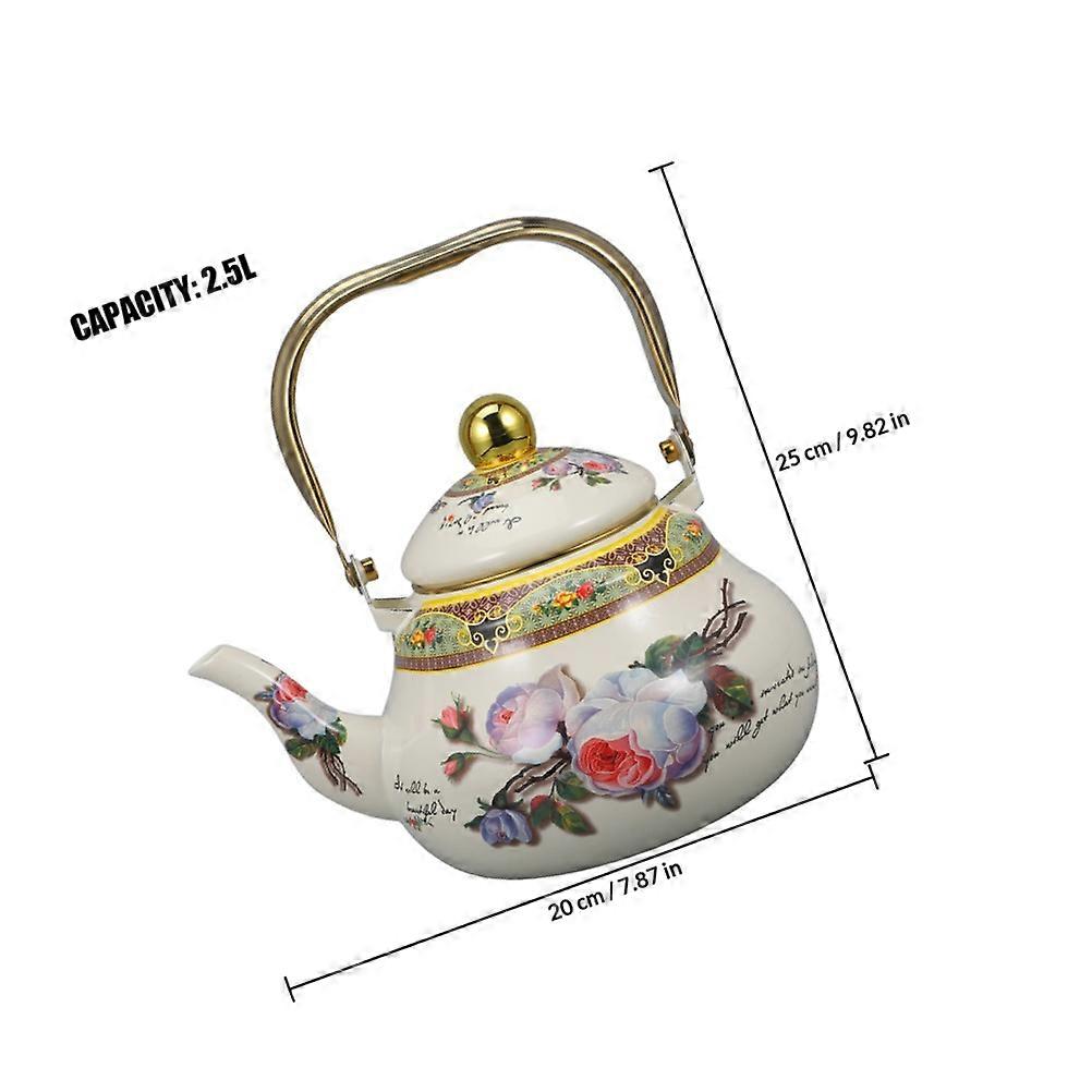 Enamel Tea Kettle for Boiling Water Vintage Stovetop Kettle | Fruugo AU