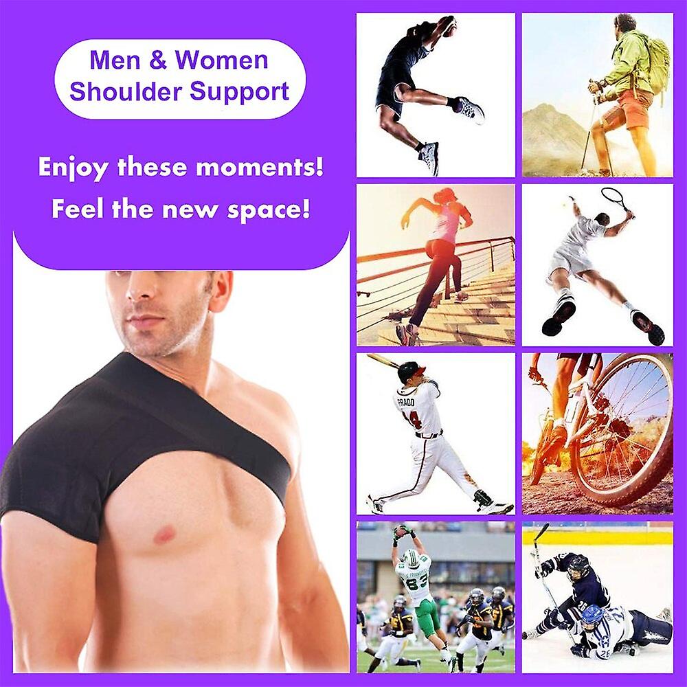 Shoulder Stability Brace Belt Shoulder Compression Support For Rotator ...