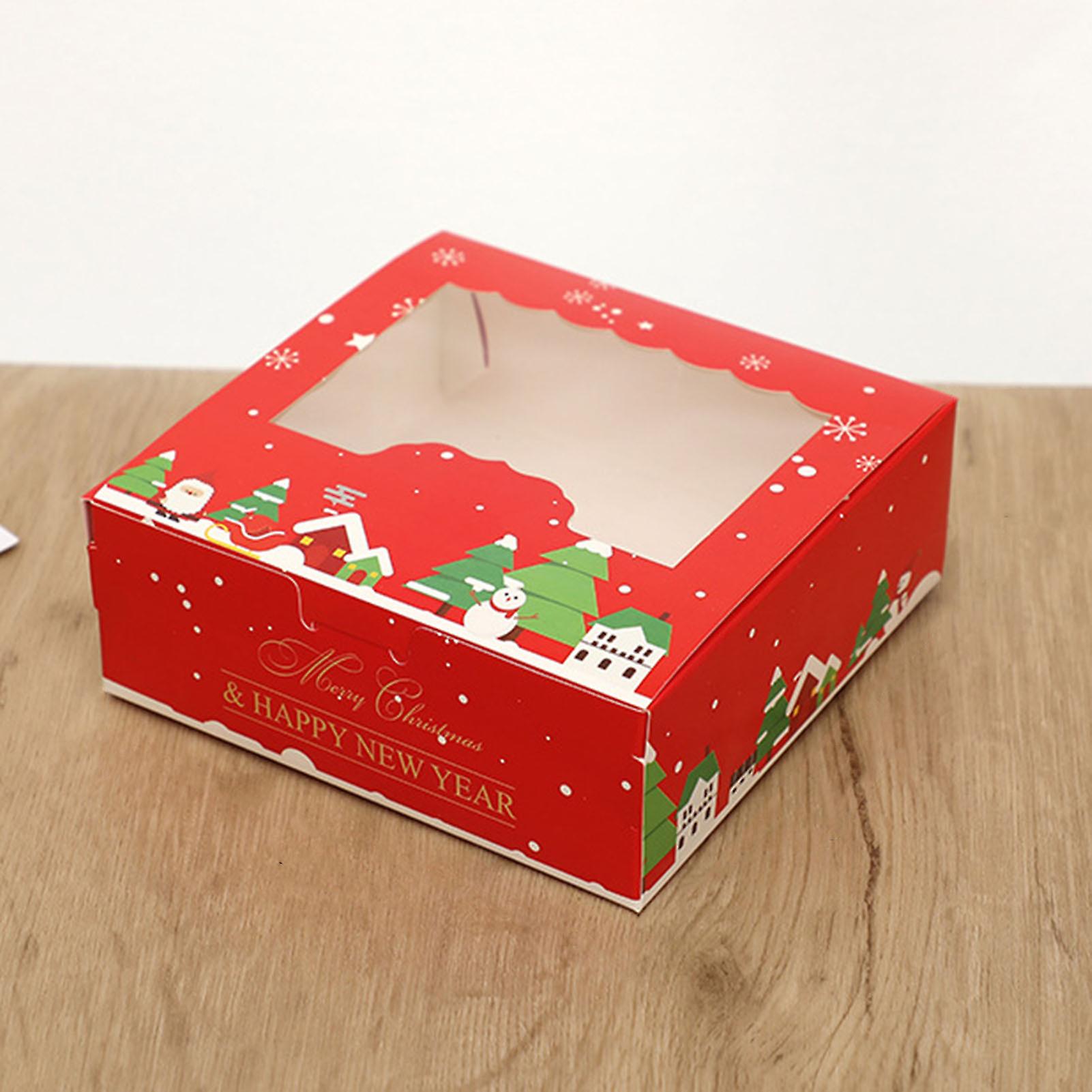 Pastry Wrapping Paper Box Convenient To Use With Buckle Design Suitable ...