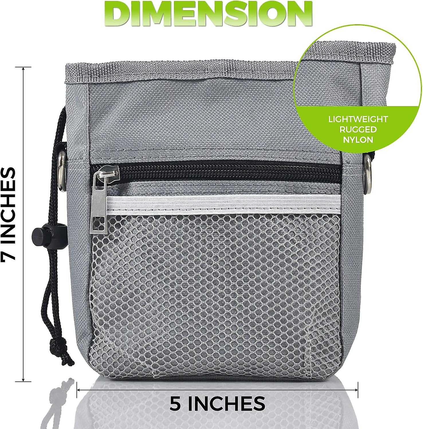 Waterproof Dog Treat Pouch Bag with Multiple Pockets,Waterproof and ...