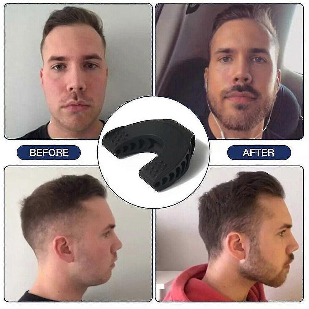 Jaw Exerciser 3 Resistance Levels Silicone Jawline Exerciser For Men ...