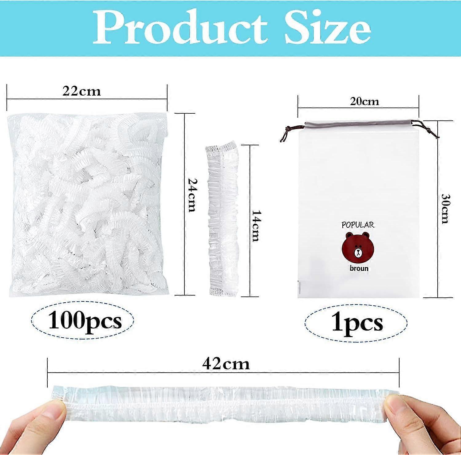 Kitchen Fresh Storage Bags, 100 Pieces Expandable Fresh Storage Bags ...