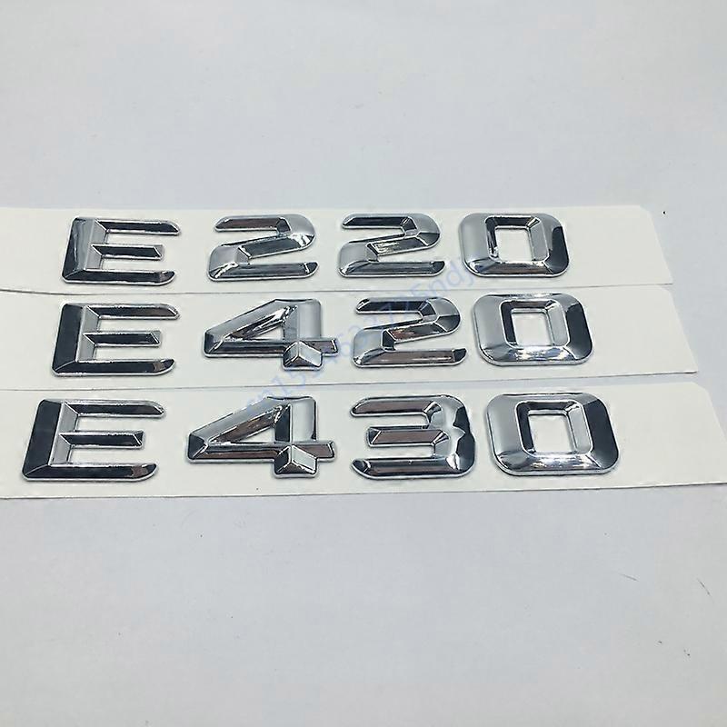 For W124 W211 E-CLASS E63 E200 E220 E240 E250 E280 E420 E430 E450 E550 Trunk Rear Emblem Badge ...