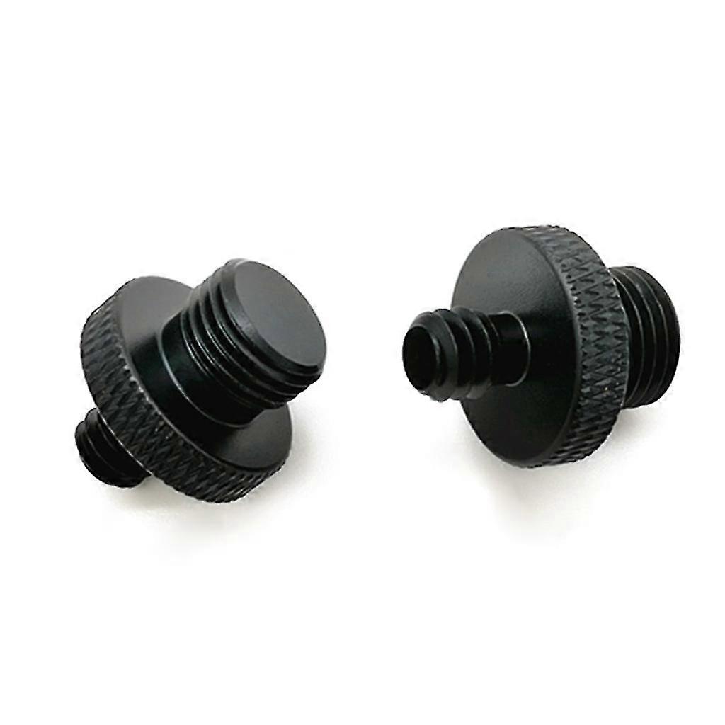 2x 1/4"-20 Male To M4 M5 M6 M8 M10 Male Threaded Screw Tripod Adapter ...