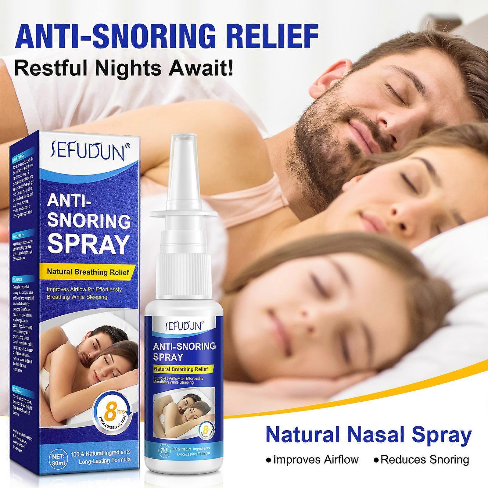 Snoring Nose Spray 30 ml, Anti Snoring Spray, Snoring Agent for Men and ...
