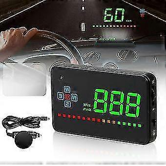 Car Gps Speedometer Head Up Display Overspeed Mph/km/h Warning Alarm ...
