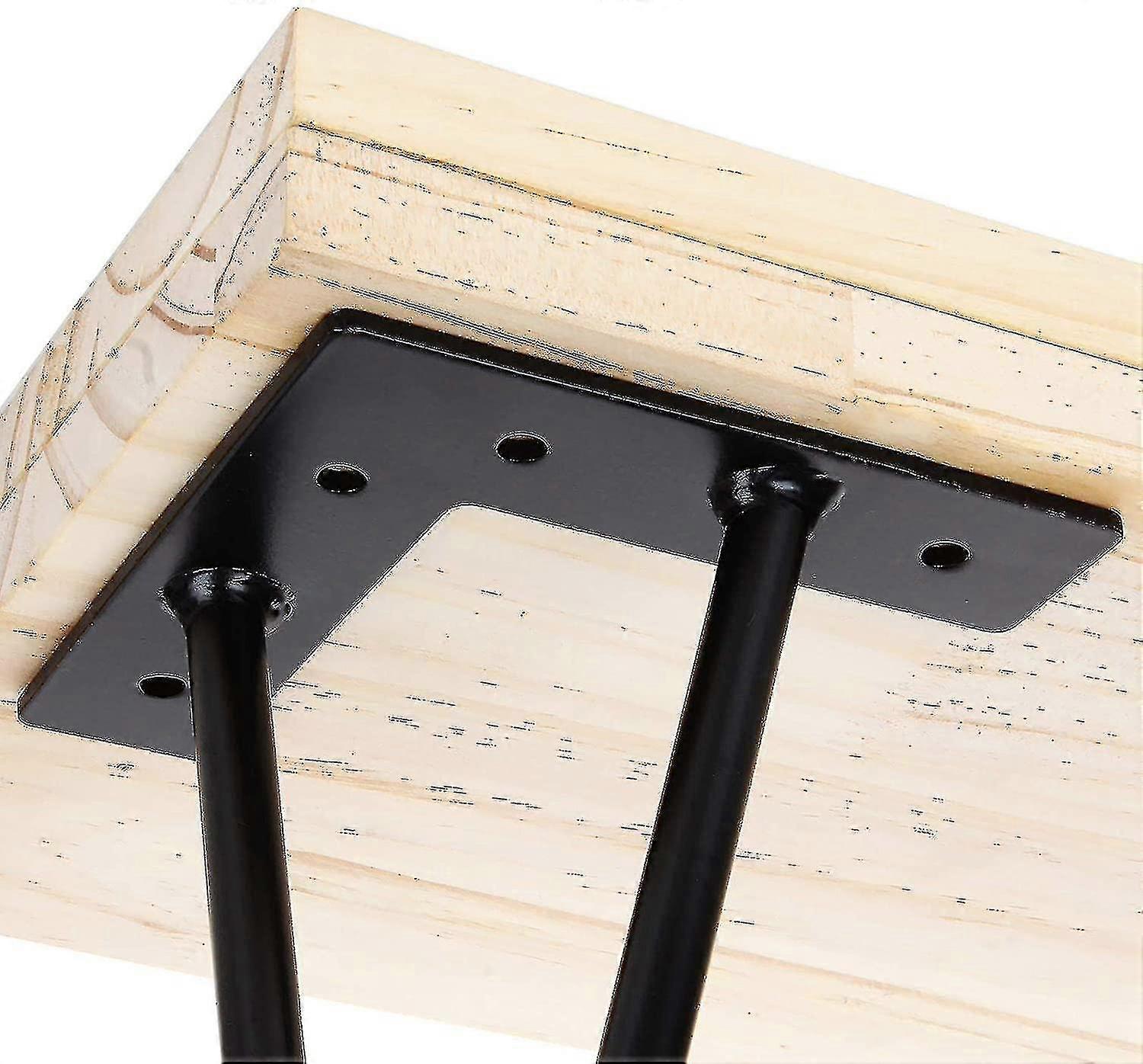 Set Of 4 Industrial Coffee Table Legs - 15cm / 6in Hairpin Leg ...