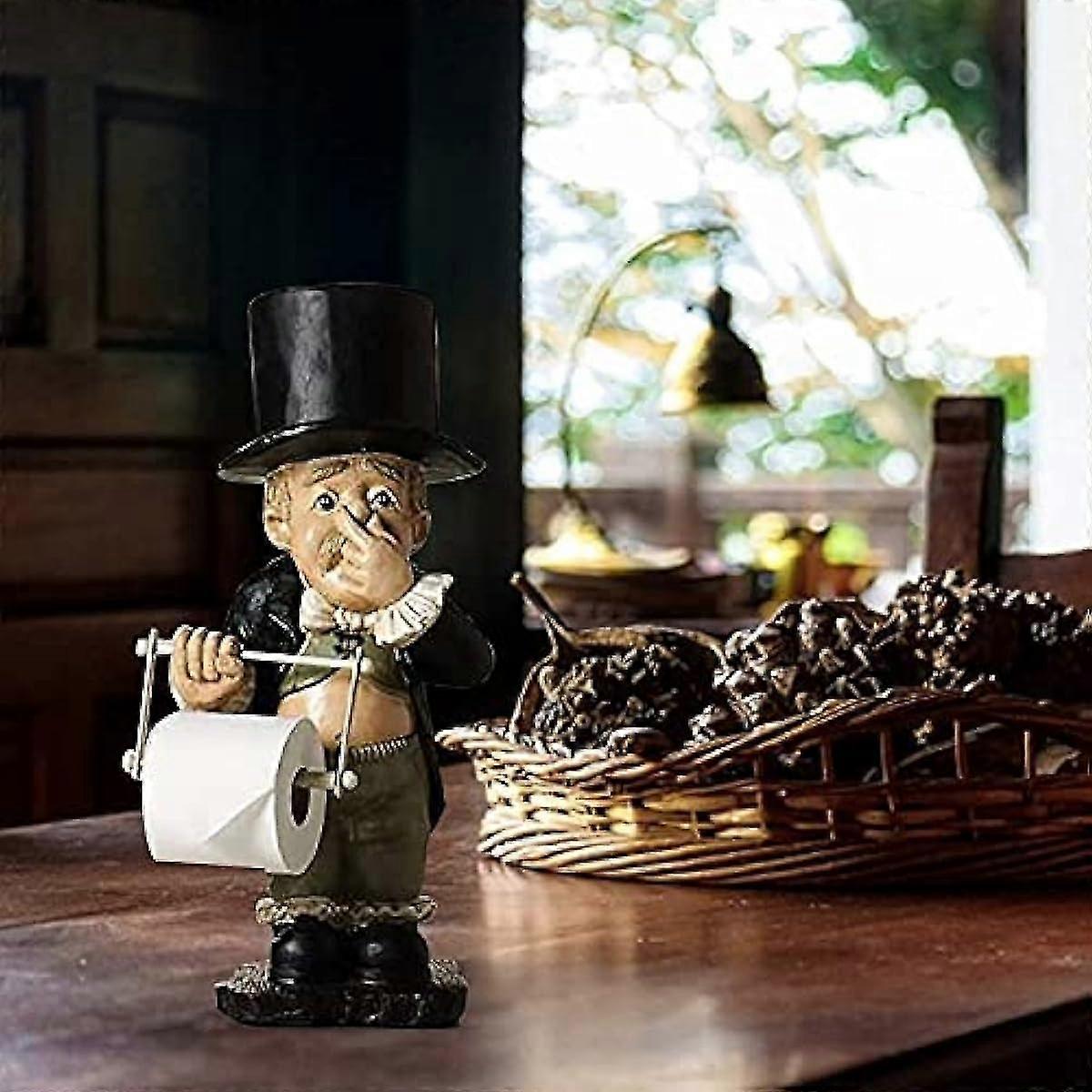 Hongr Toilet Roll Paper Holder Stand Toilet Butler With Roll Paper ...