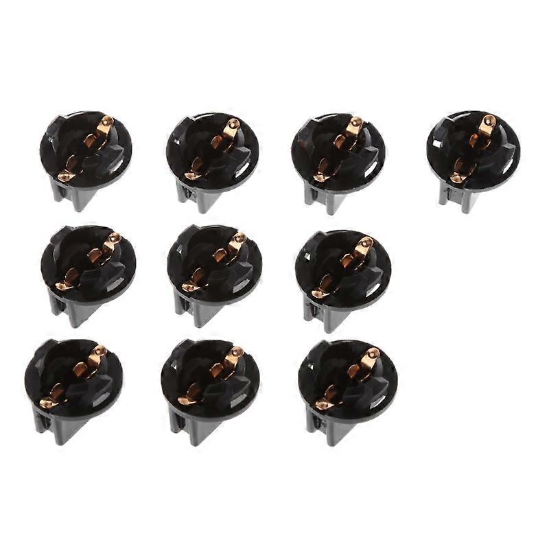 10 Pack T10 Car Light Socket Twist Lock Wedge Instrument Panel Light ...
