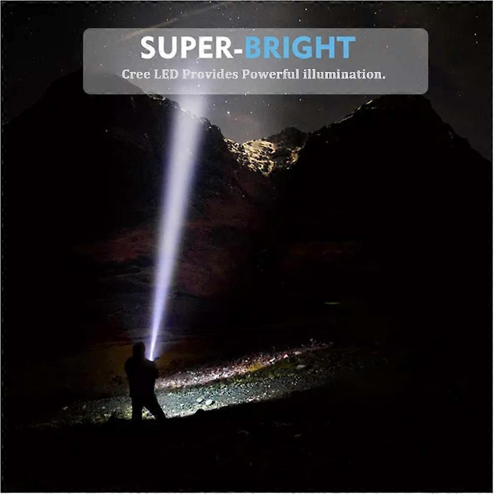 LED Torch Rechargeable, Torch Super Bright USB Rechargeable Torch ...