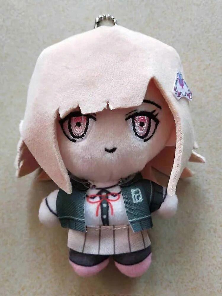 Game Danganronpa Character Plush Pendant Soft Keychain Kokichi Oma Dolls Nanami ChiaKi Keyring ...