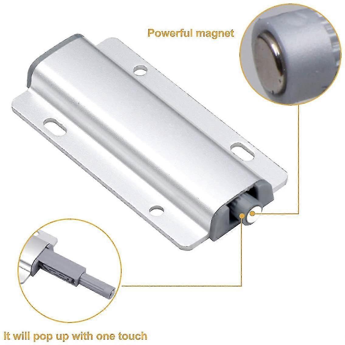 Opener Push To Open Door Magnetic Lock Drawers Push Cushion, 2 Pieces ...