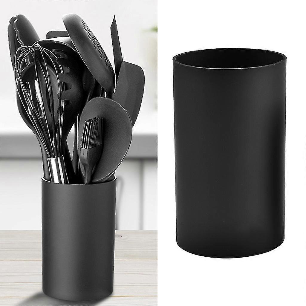 Kitchen Utensil Holder Plastic Storage Cylinder Kitchen Tabletop ...