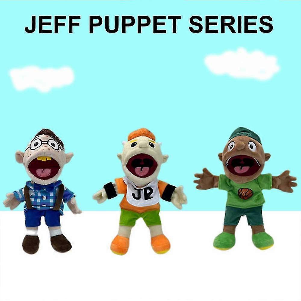 40/60cm Hand Puppet Jeffy Joseph Cody Soft Plush Toy Doll Removable Kid ...