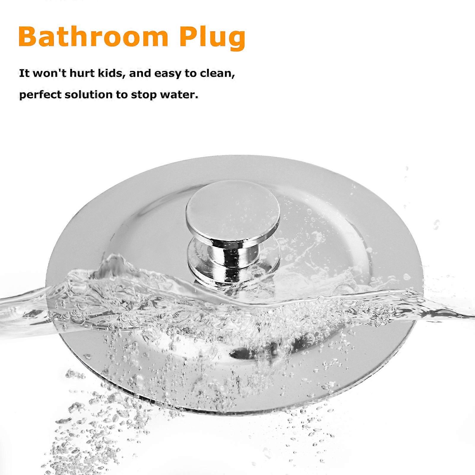 Metal Tub Bathtub Drain Cover Rubber Bathtub Stopper Bathtub Plug ...