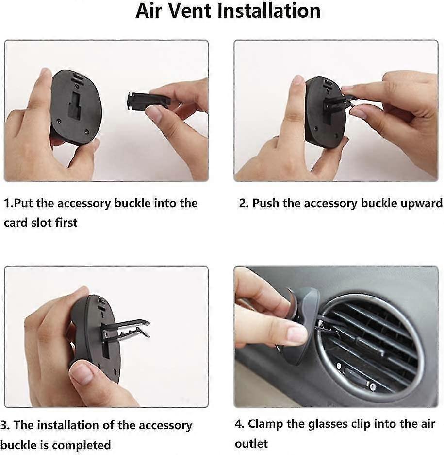 Car Glasses Clips, Sunglasses Holder Clips For Visor And Vents, Space ...