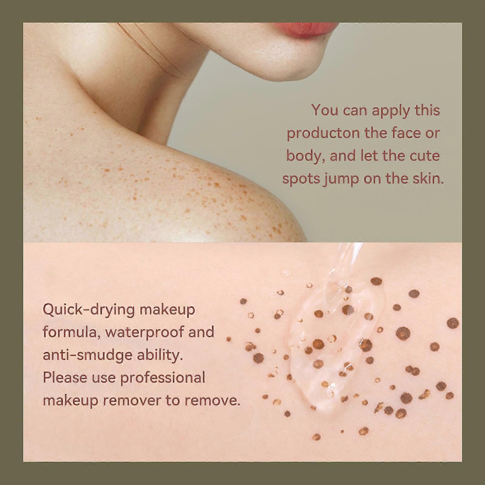 Liquid Freckle Stamp Pen,Fake Freckles Stamp Pen Cushion Natural Makeup ...