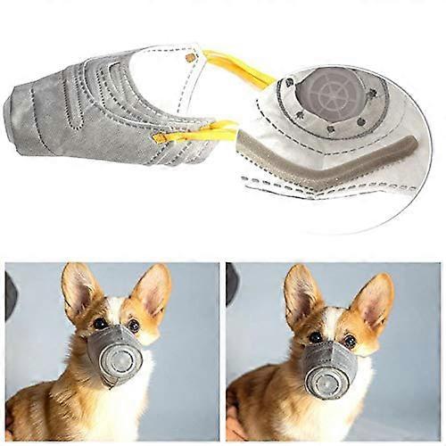 Adjustable Dog Respirator Muzzle Mask Breathable Protective Muzzles for ...