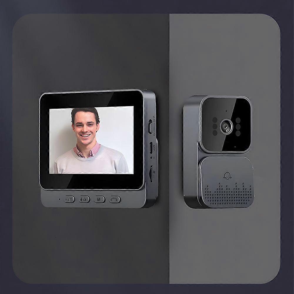 Wireless Video Doorbell Intercom System 6 Ringtones 2 Way Audio ...