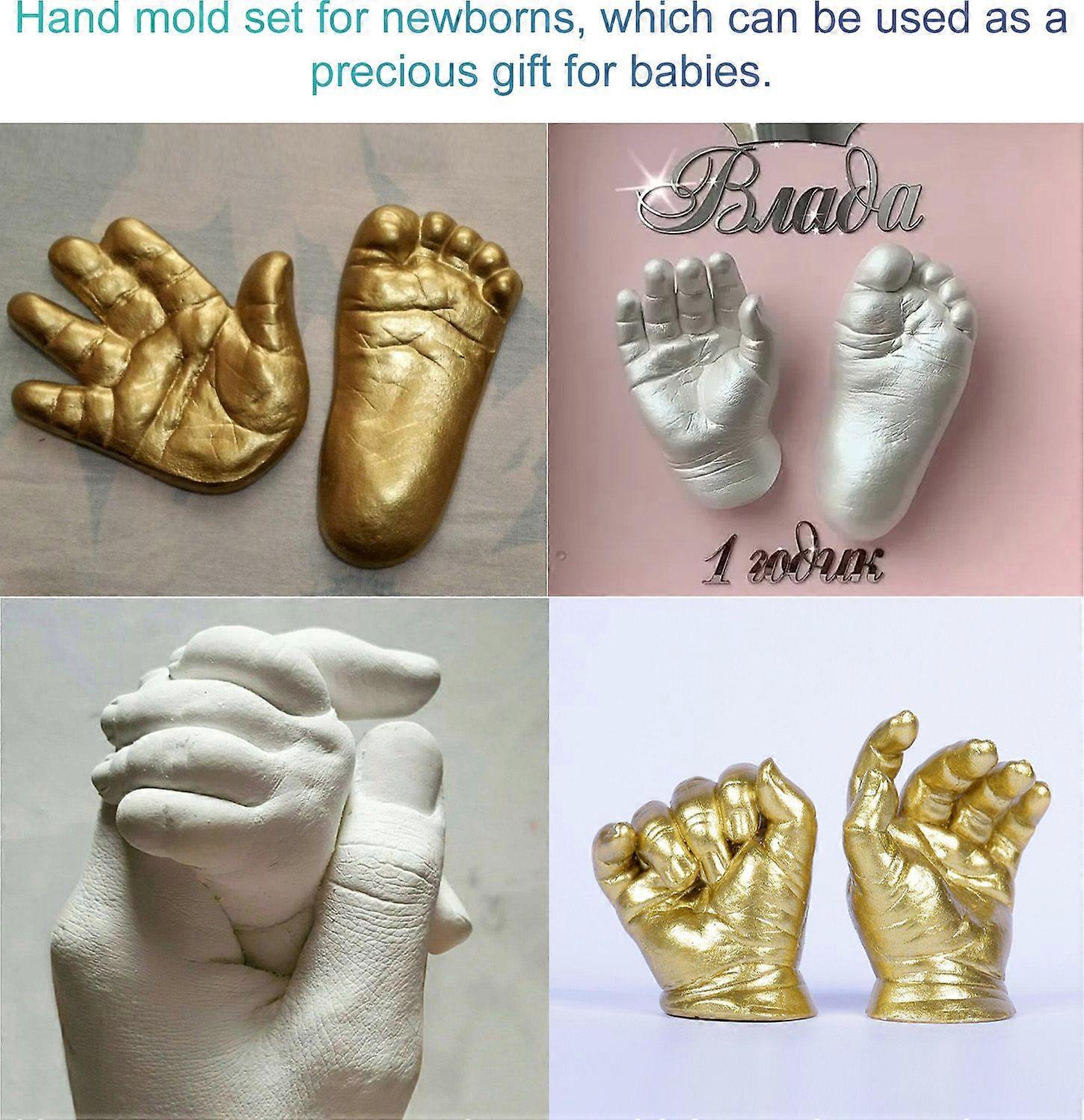 Dowmoon Keepsake Hands Plaster Statue Kit Creates 1 Life-Size Statue ...