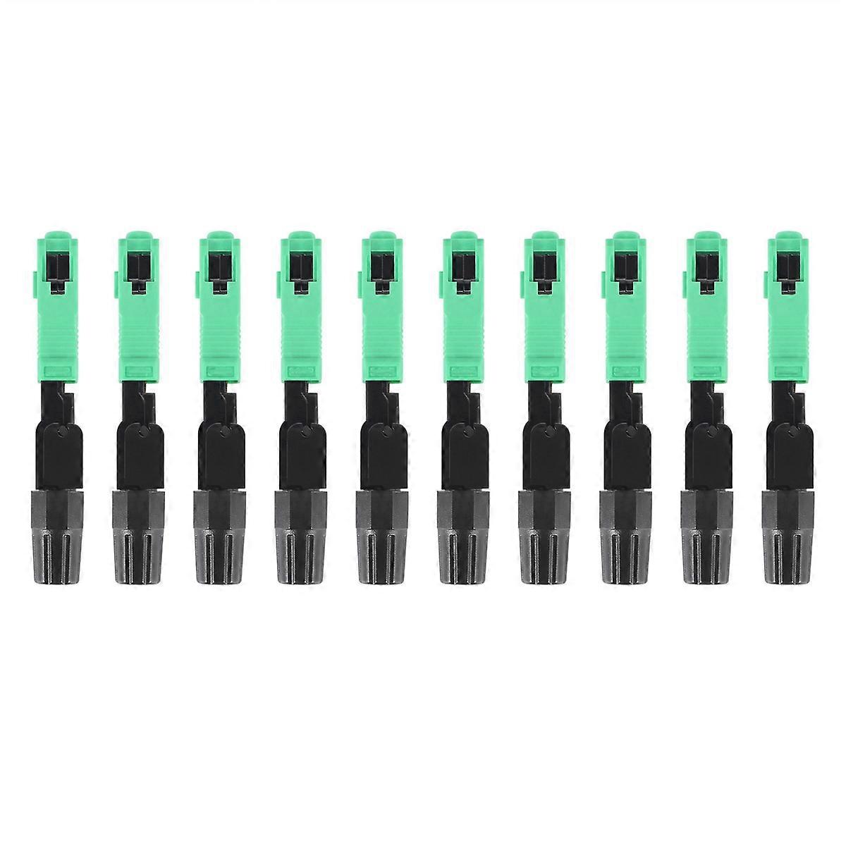10Pcs Sc/ Fiber Optic Connector Embedded Single Mode Component Fiber ...