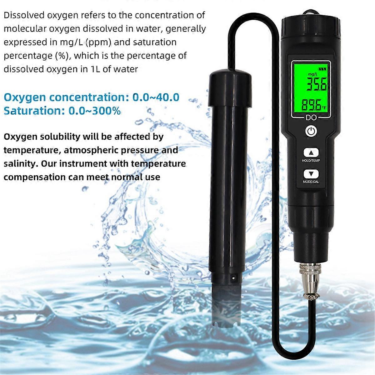 Digital Dissolved Oxygen Meter DO9100 Dissolved Oxygen Analyzer | Fruugo UK