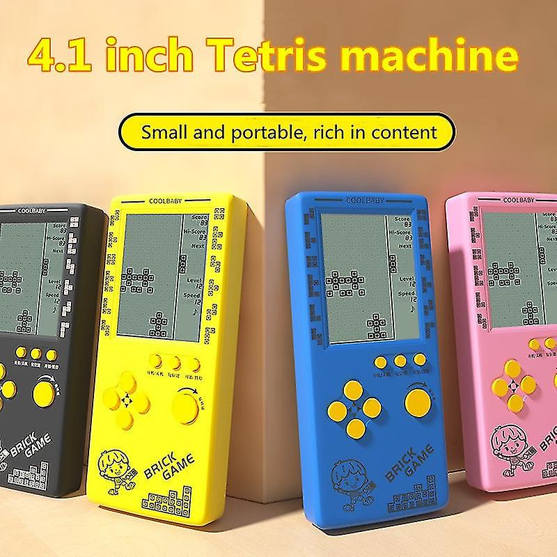 4.1 Inch Large Screen Tetris Game Console, Children's Nostalgic Puzzle ...