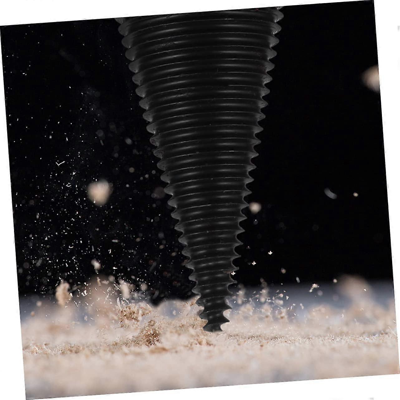 Wood Chipper 11x5cm Black, 1 Set Woodworking Tool For Wood Drill Bits ...