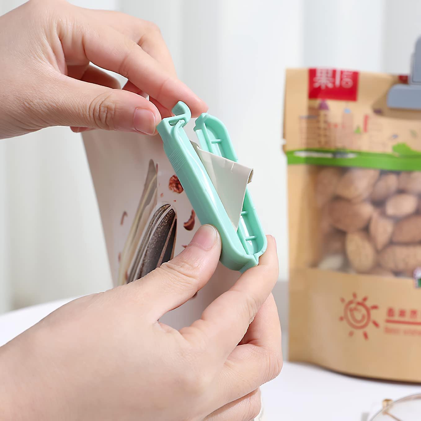 24 Pack Chip Bag Clips Covered,plastic Sealing Clips For Food And Snack ...