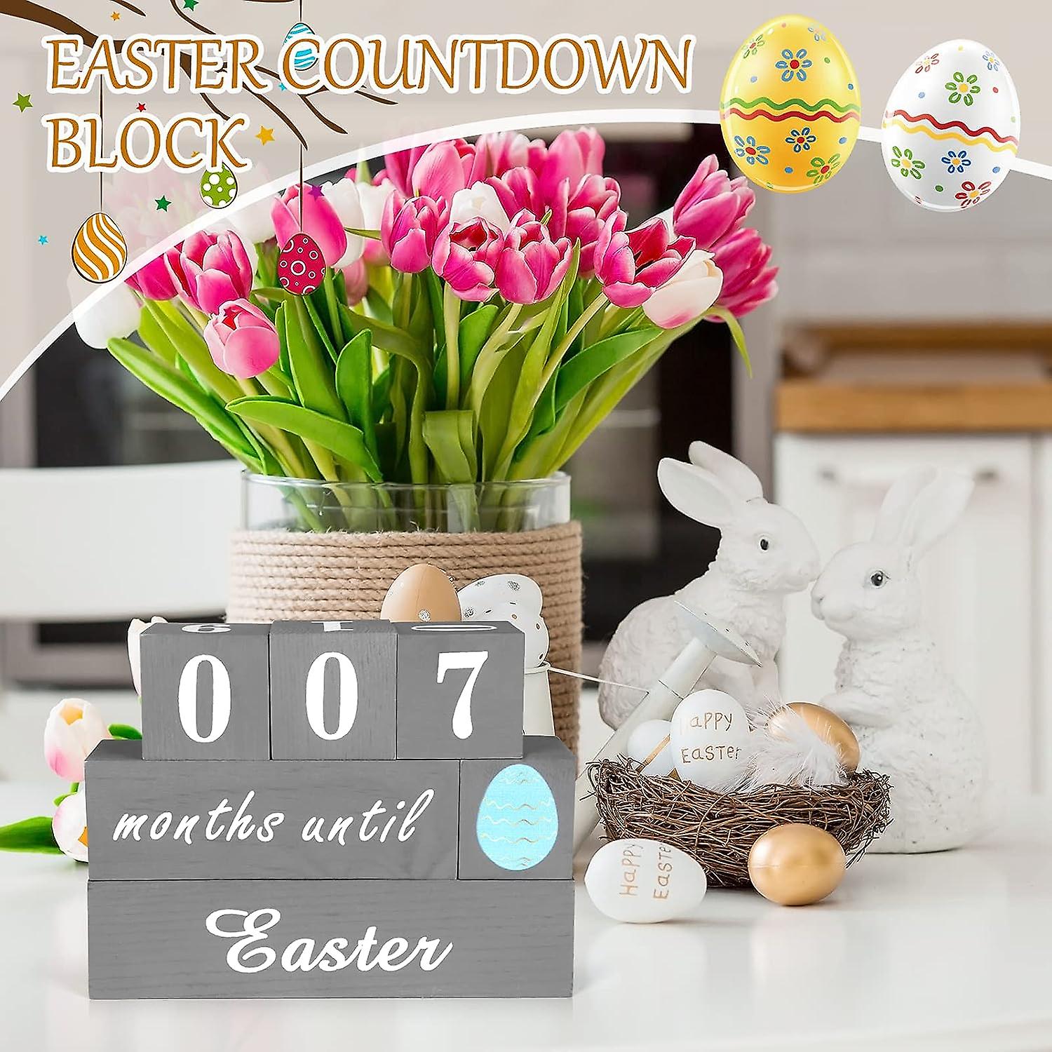 Christmas Countdown Blocks, Wooden Christmas Countdown Calendar, Halloween Countdown Calendar ...