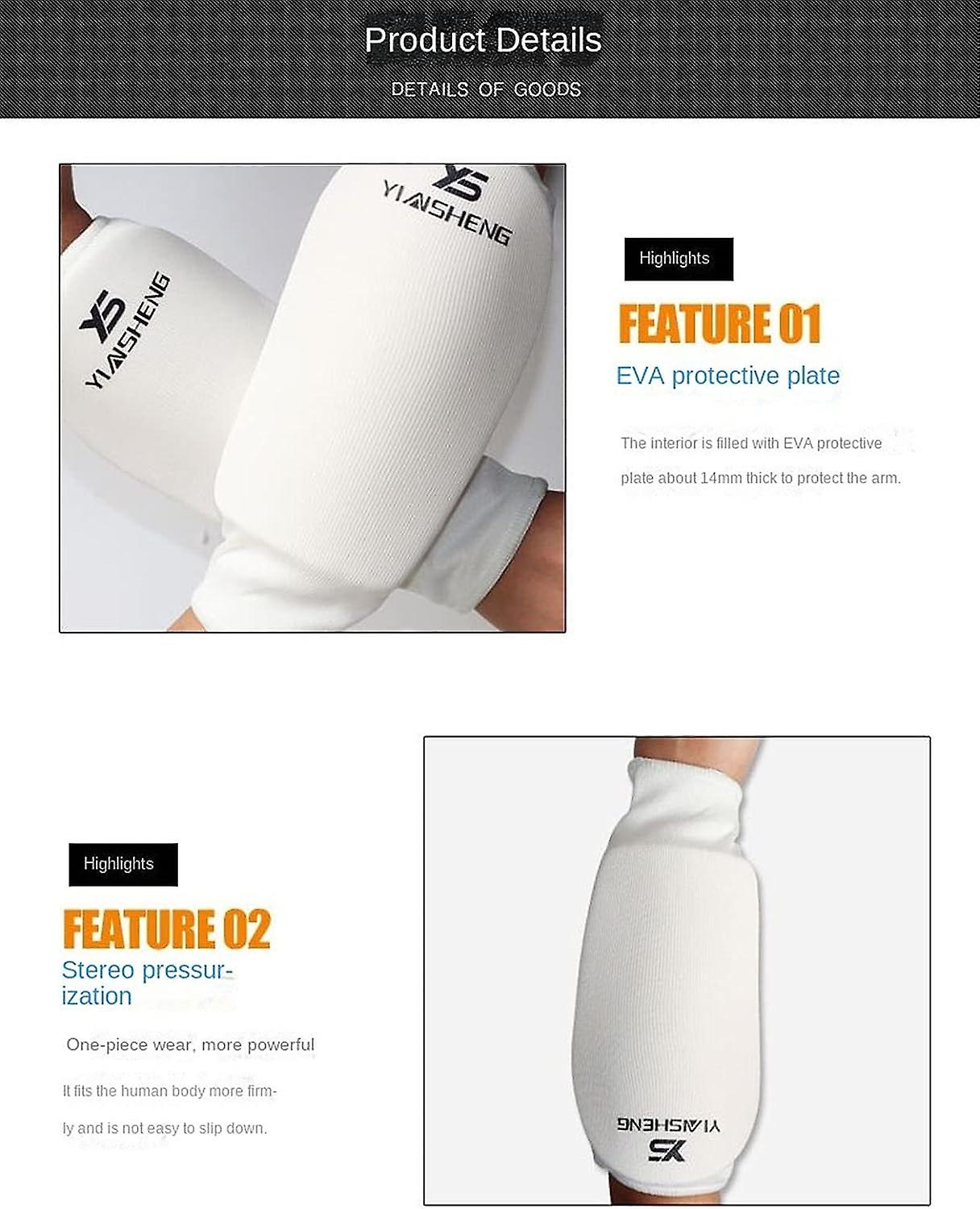 Taekwondo Cloth Combination Hand Fist/forearm Pads Arm Guards Protector ...