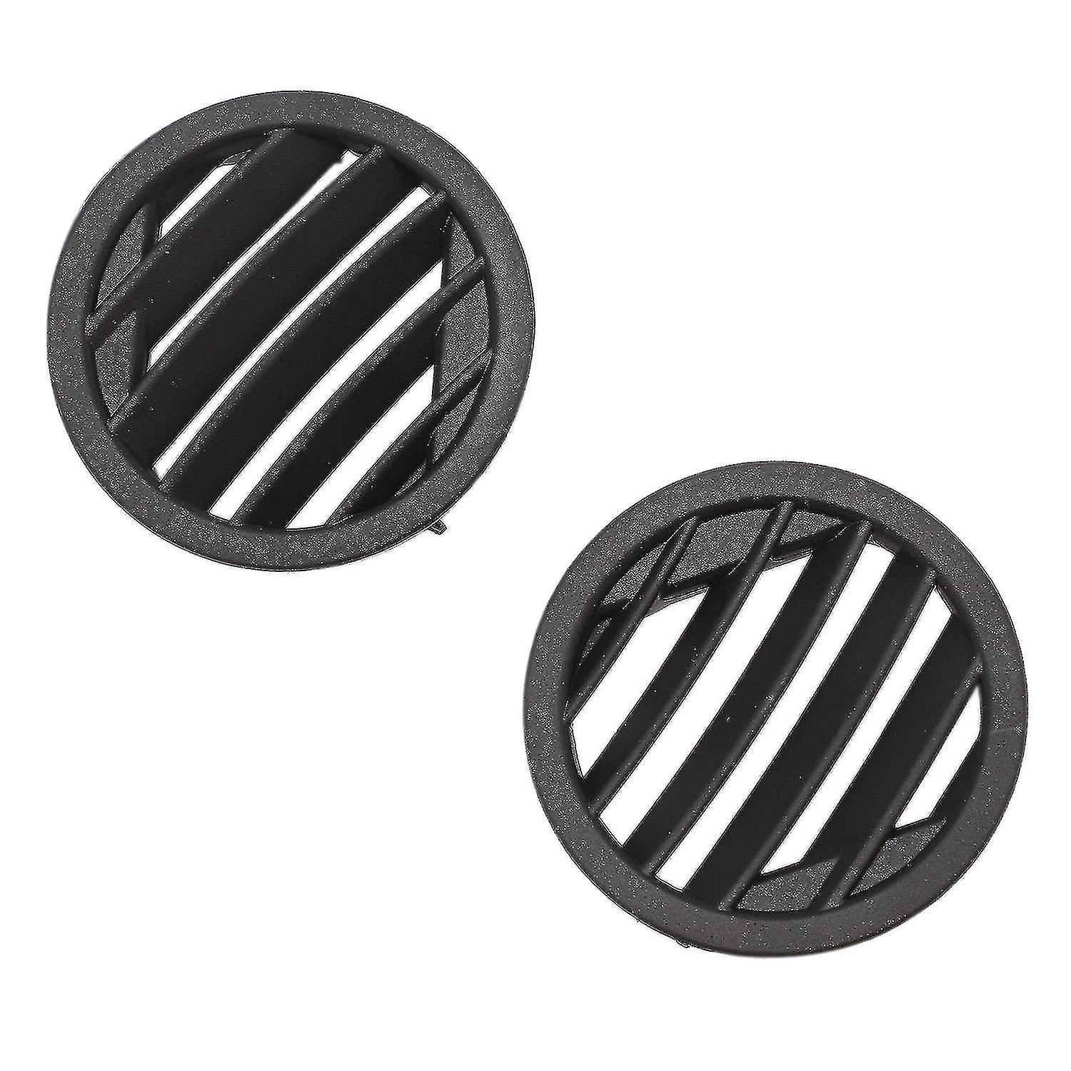 Car Left And Right Side Dash A/c Air Vent Grilles Abs Black For ...