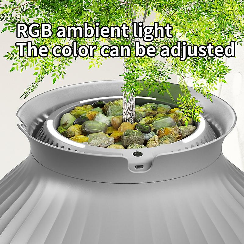 ABS Flower Pot Cat Litter Box Deodorization Hidden Potty Kitty Litter ...