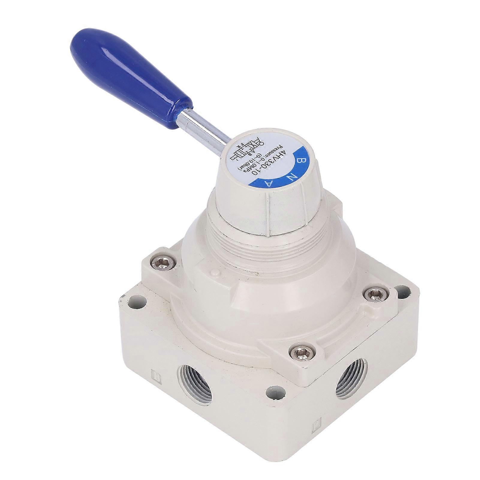 Rotary Lever Hand Valve Air Flow Control 0~1.0mpa 0?145Psi 3 Position 4 ...