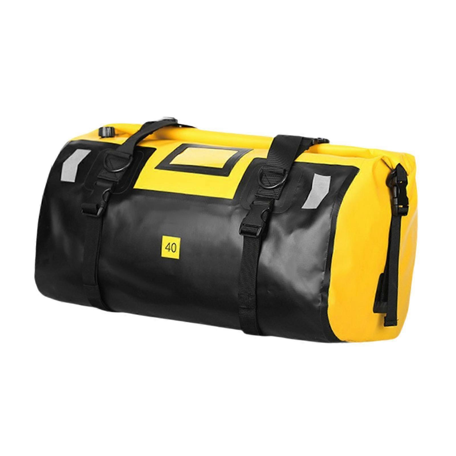 Motorcycle Tail Bag Water Resistant Portable PVC Motorbike Sturdy ...