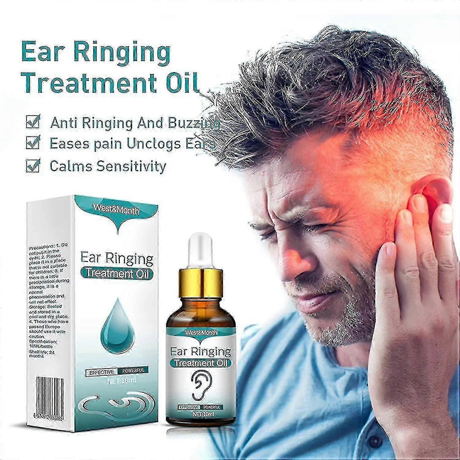 South Moon Ear Ringing Relief Drops, South Moon Ringing Relieving Ear ...