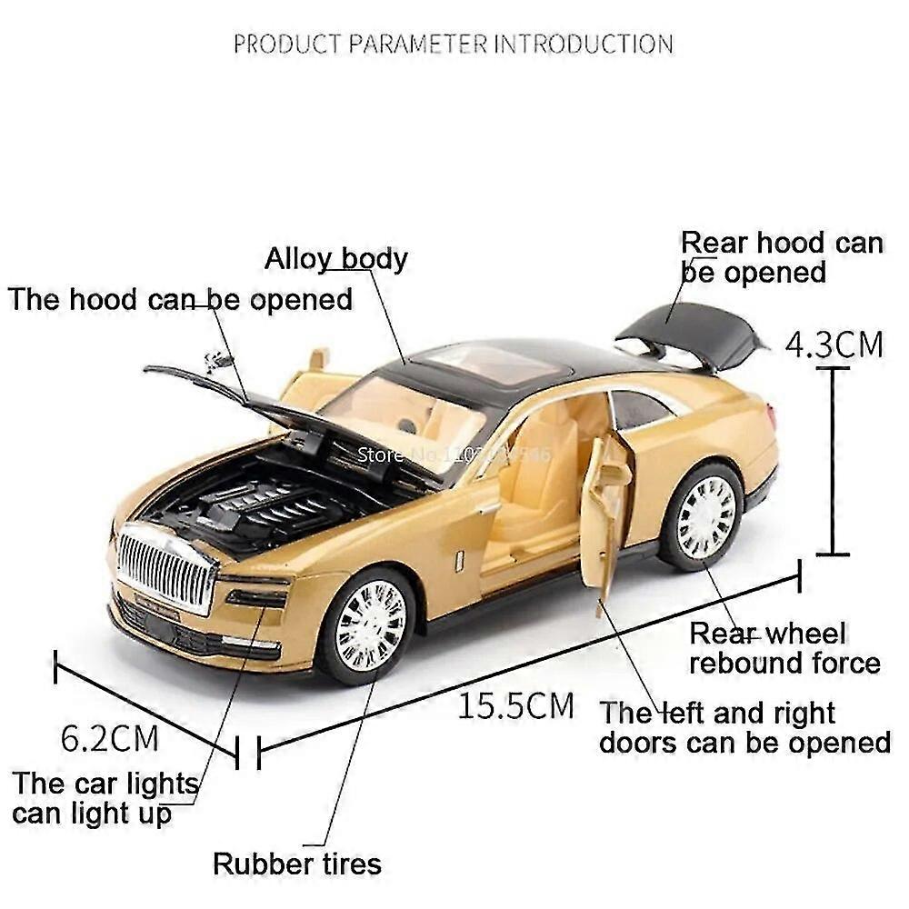 1:32 Rolls Royce Spectre Alloy Models Cars Toys High Simulation Metal ...